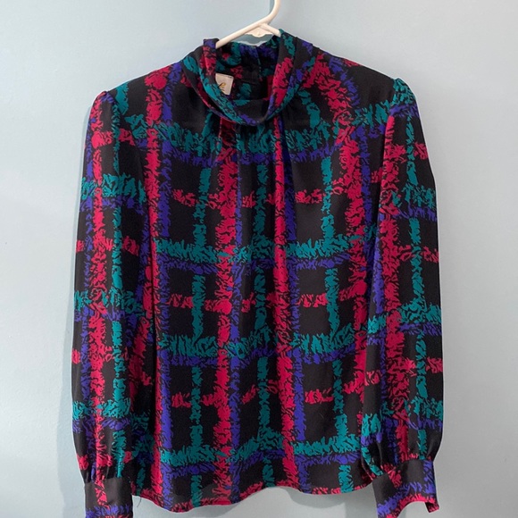 VTG RHODA LEE | Tops | Vtg Rhoda Lee Long Sleeve Dressy Blouse Size L ...